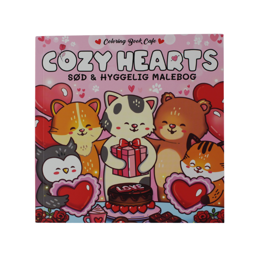 Malebog Book Cafe Cozy Hearts | Shop hos Basic & More
